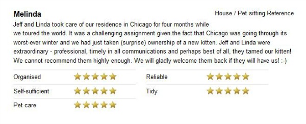 Letters Of Reference 5 Star Housesitters 5 Star Housesitters
